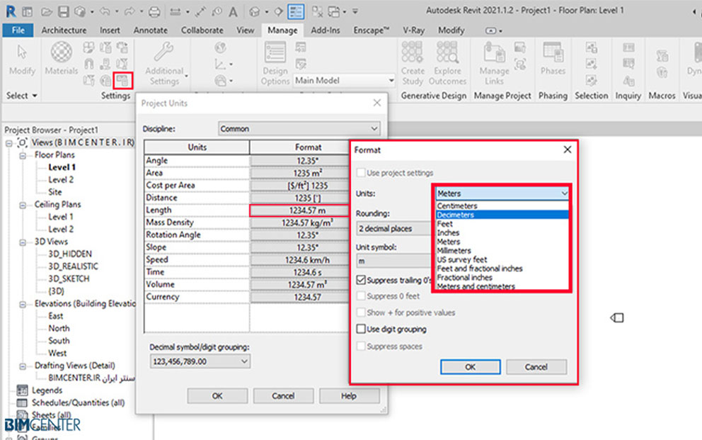 تفاوت بین دو الگوی معماری در نرم‌ افزار Revit چیست؟