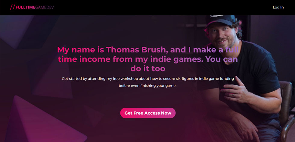 آموزش توسعه بازی با Full Time Game Dev