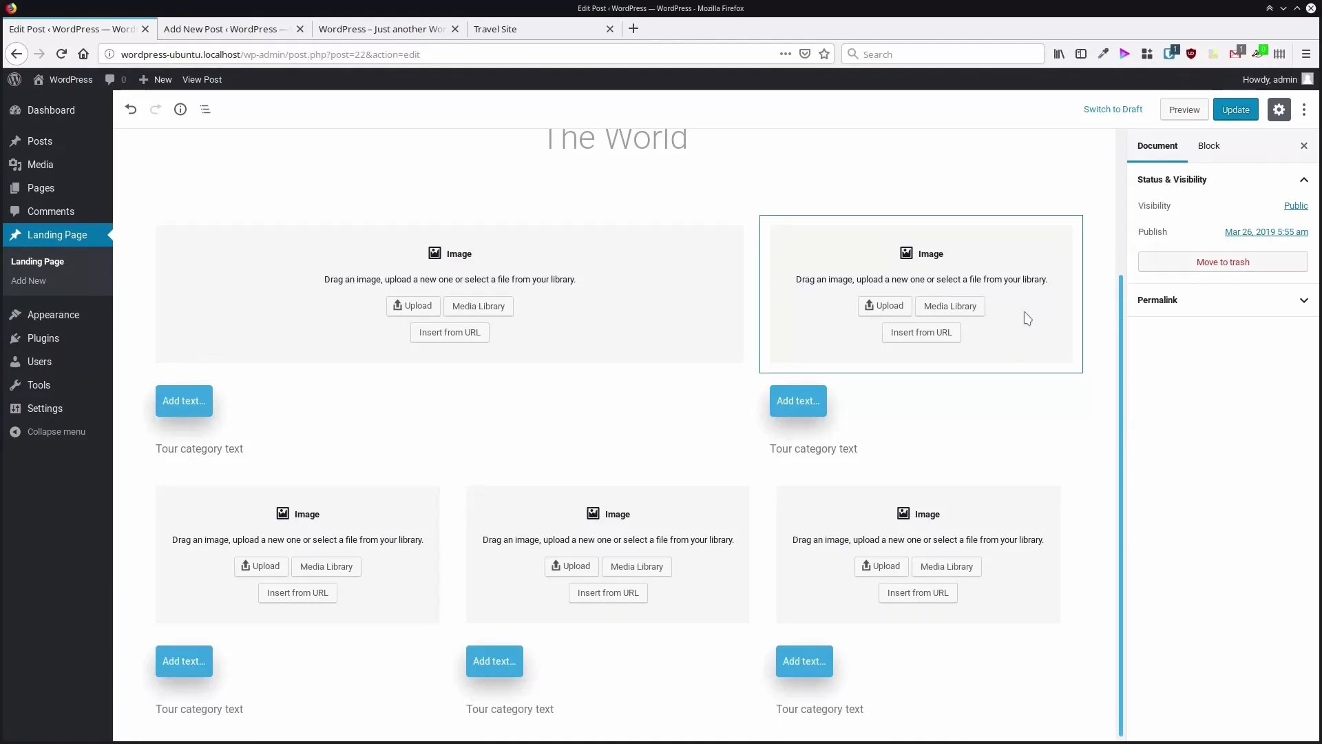 ساخت طرح‌بندی قالب گوتنبرگ بدون جاوا اسکریپت