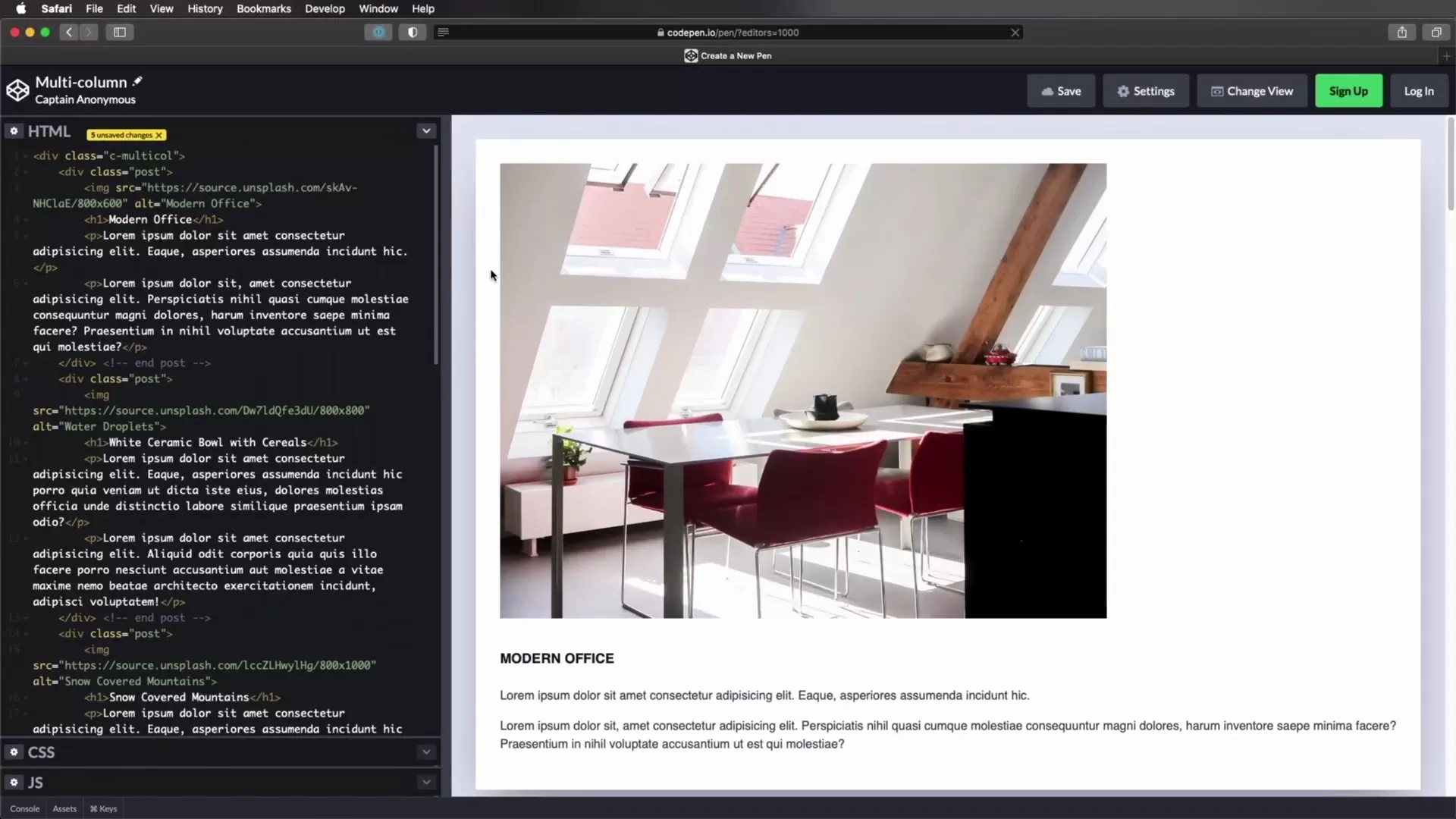 نحوه ایجاد CSS Masonry Layout