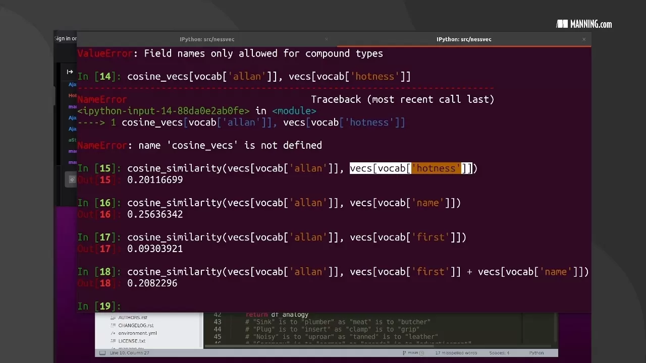 NLP در عمل : استفاده از Pytorch And Nessvectors