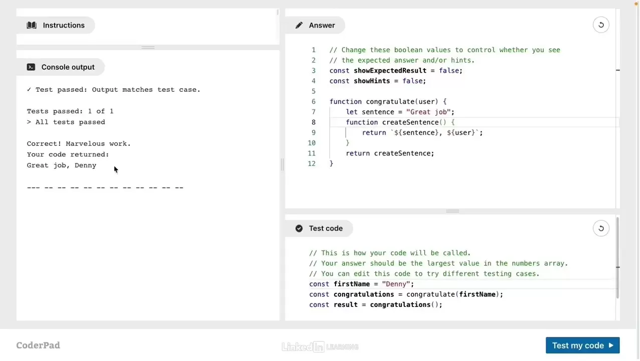 تمرین Scope و Closure ها در زبان جاوااسکریپت