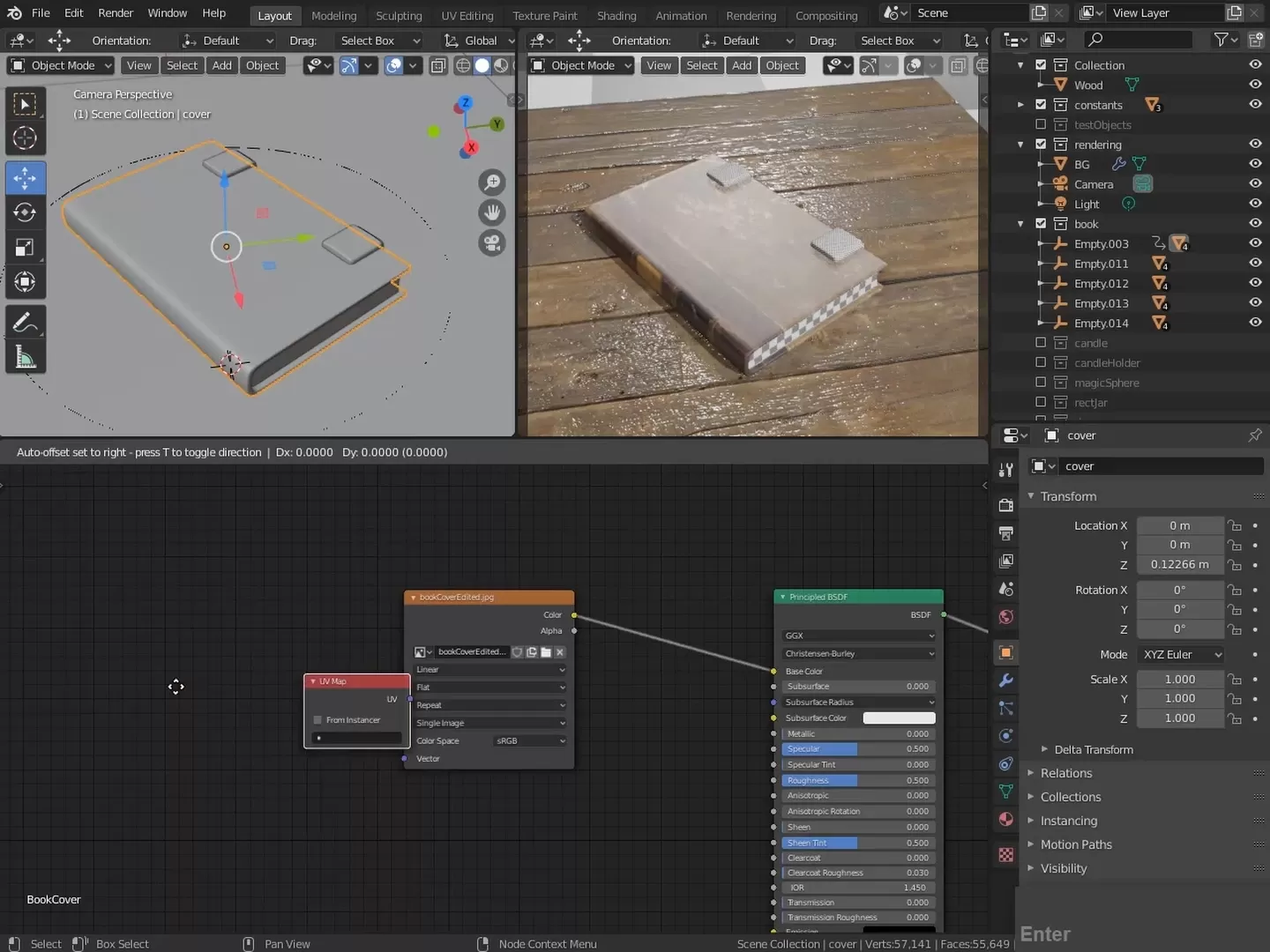 آموزش رایگان - Blender Fundamentals Vol. 3 بافت و سایه
