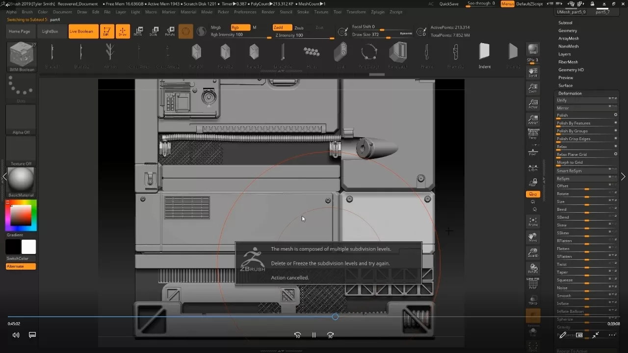 آموزش رایگان - ساخت و مدل سازی سطوح سخت در زی براش