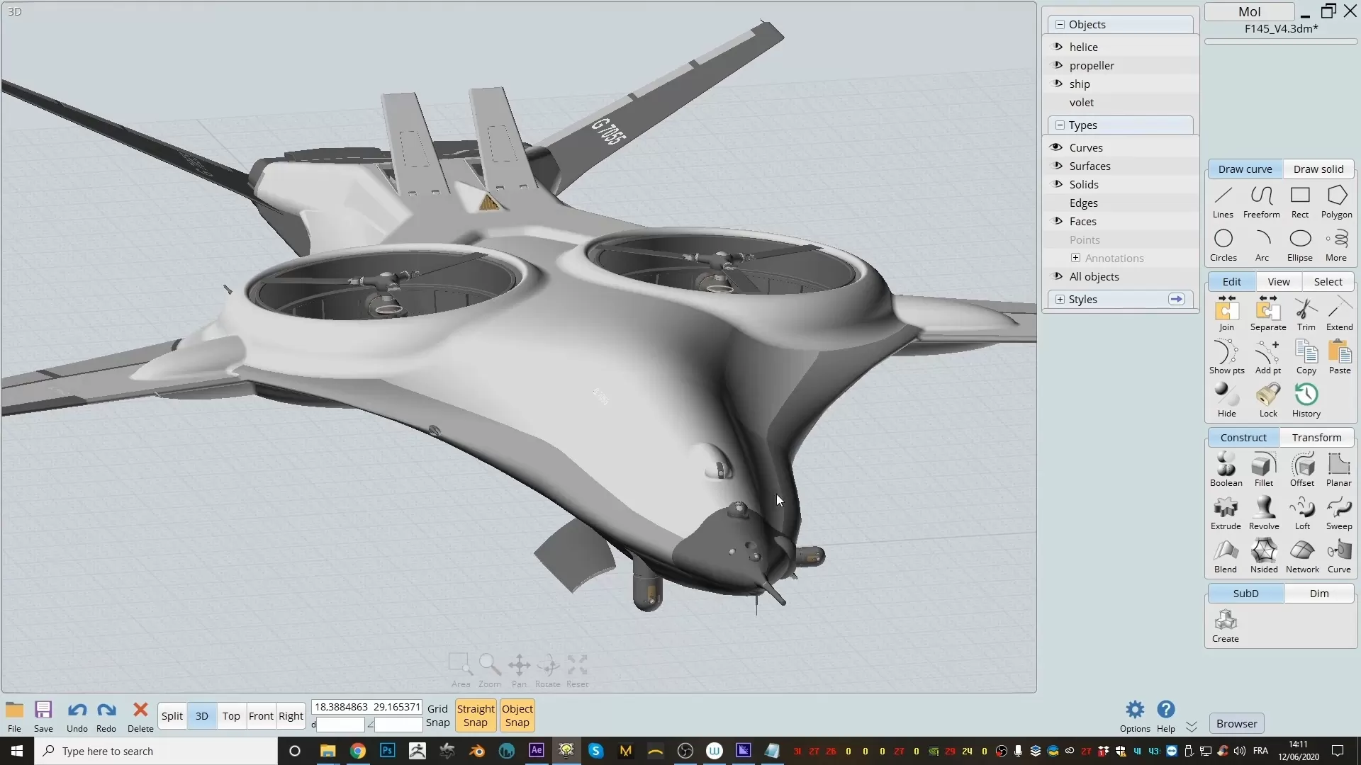 مقدمه ای برای طراحی کشتی + اصول اولیه Moi3D