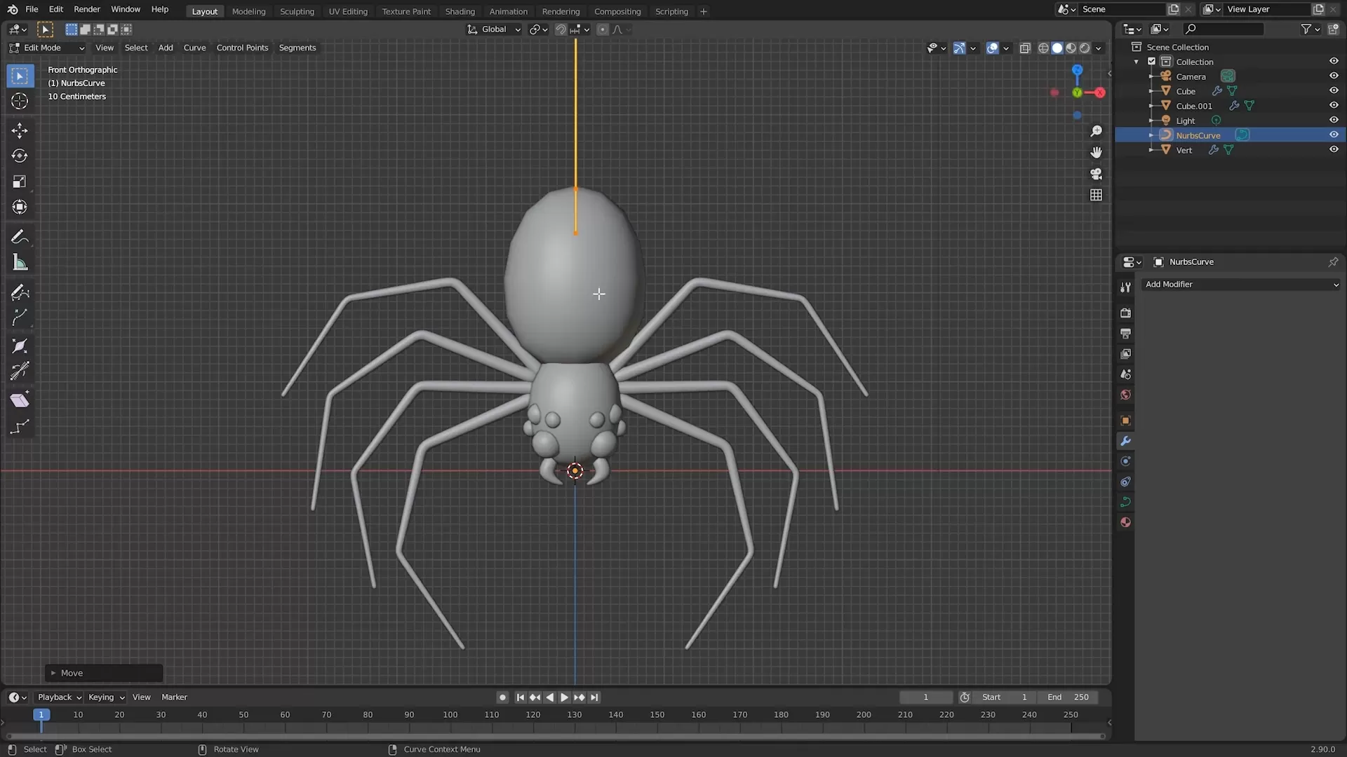 آموزش رایگان - ایجاد یک عنکبوت ترسناک متحرک در Blender 2.9