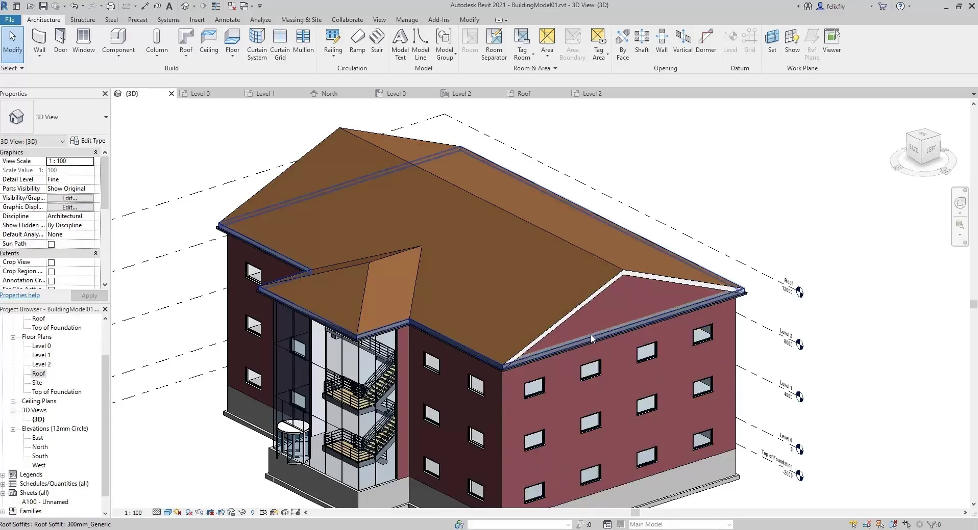 آموزش رایگان - راهنمای کامل مبتدیان Autodesk Revit 2021