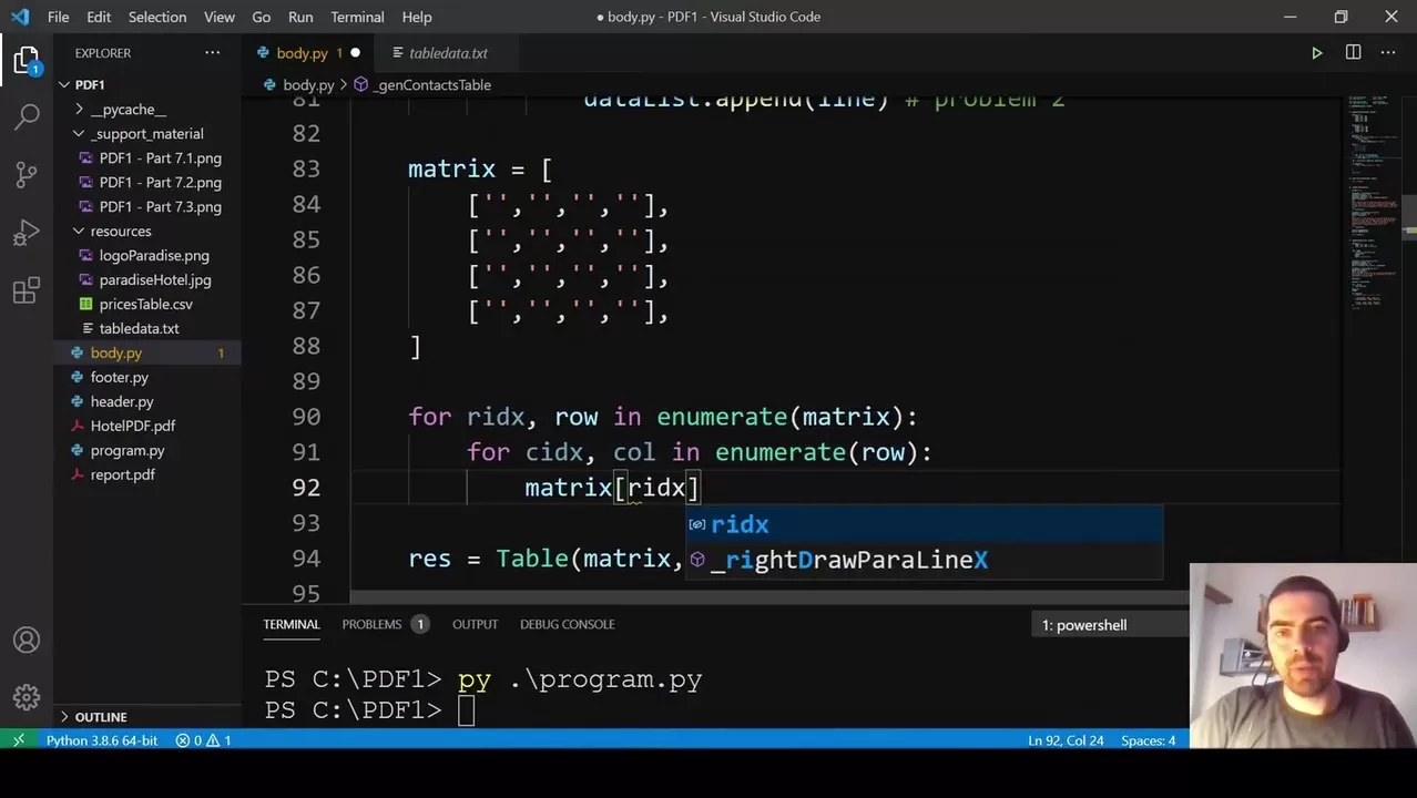 آموزش رایگان - Python ReportLab از مبتدی تا برنده