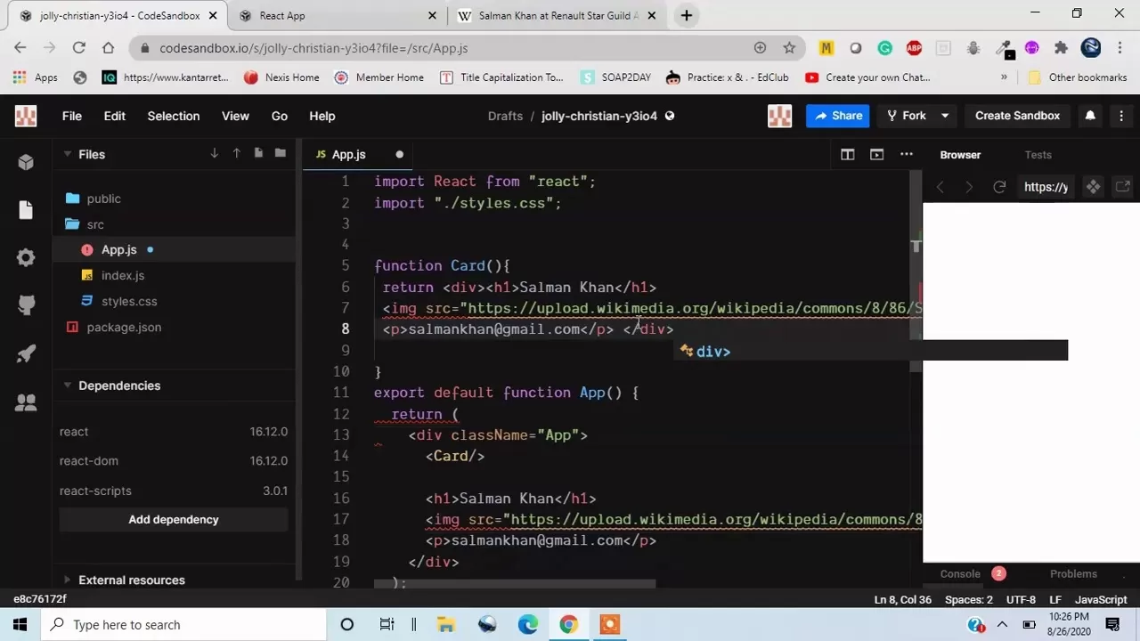 دوره توسعه Reactjs
