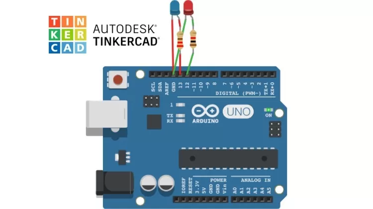 آموزش رایگان - دوره Crash Arduino با استفاده از Tinkercad