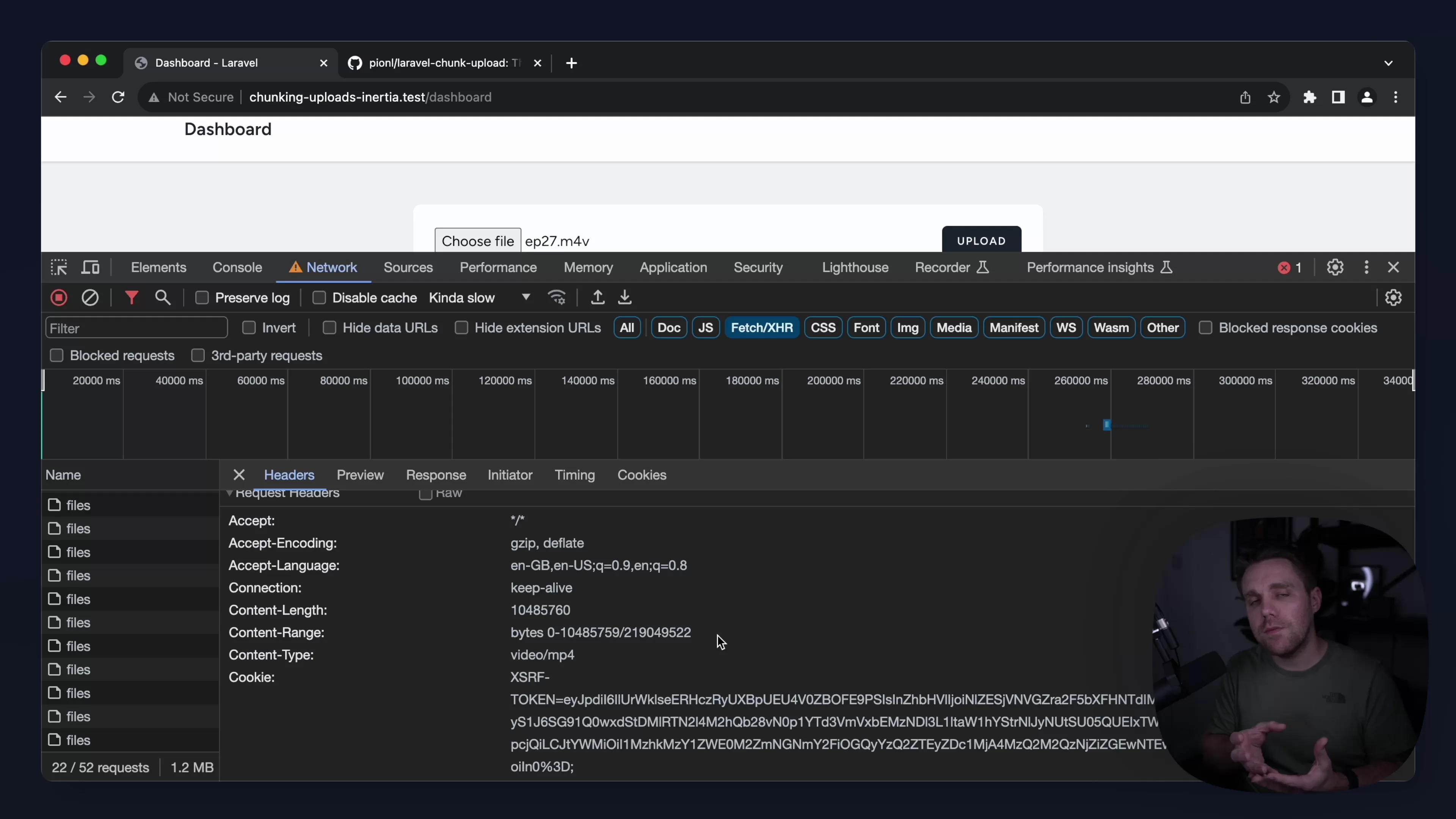 آموزش رایگان - کدنویسی آپلودهای بزرگ در اینرسی ( PHP, JavaScript )