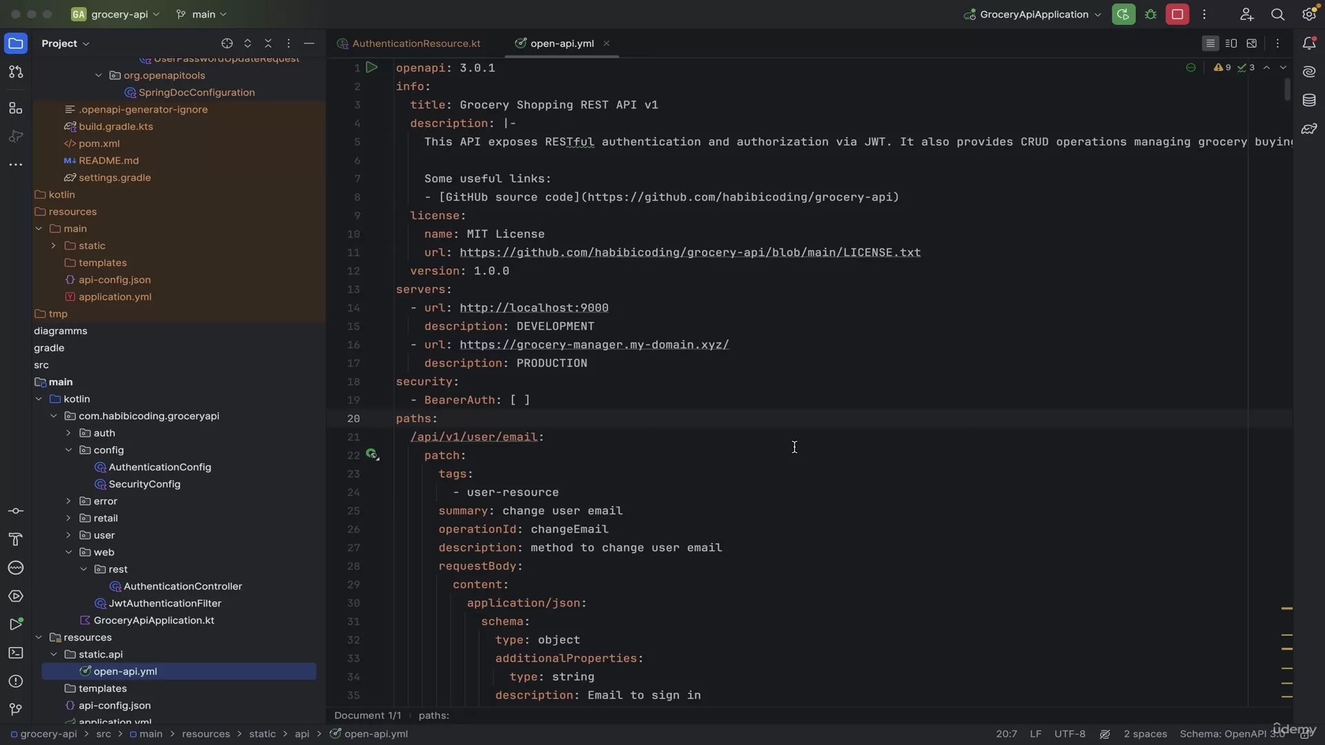 آموزش رایگان - طراحی API Boot Kotlin Spring ابتدا با امنیت Spring